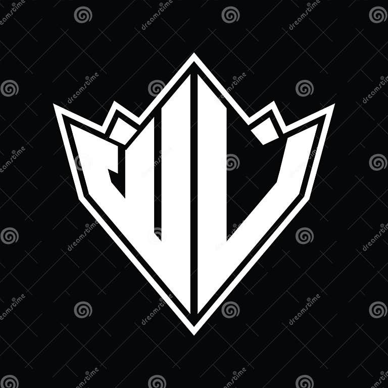 WV Logo Monogram Design Template Stock Vector - Illustration of ...