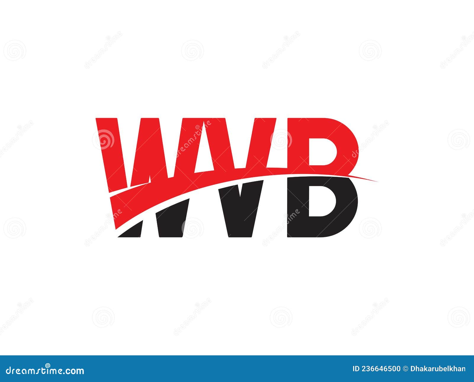 WVB Letter Initial Logo Design Vector Illustration Stock Vector ...
