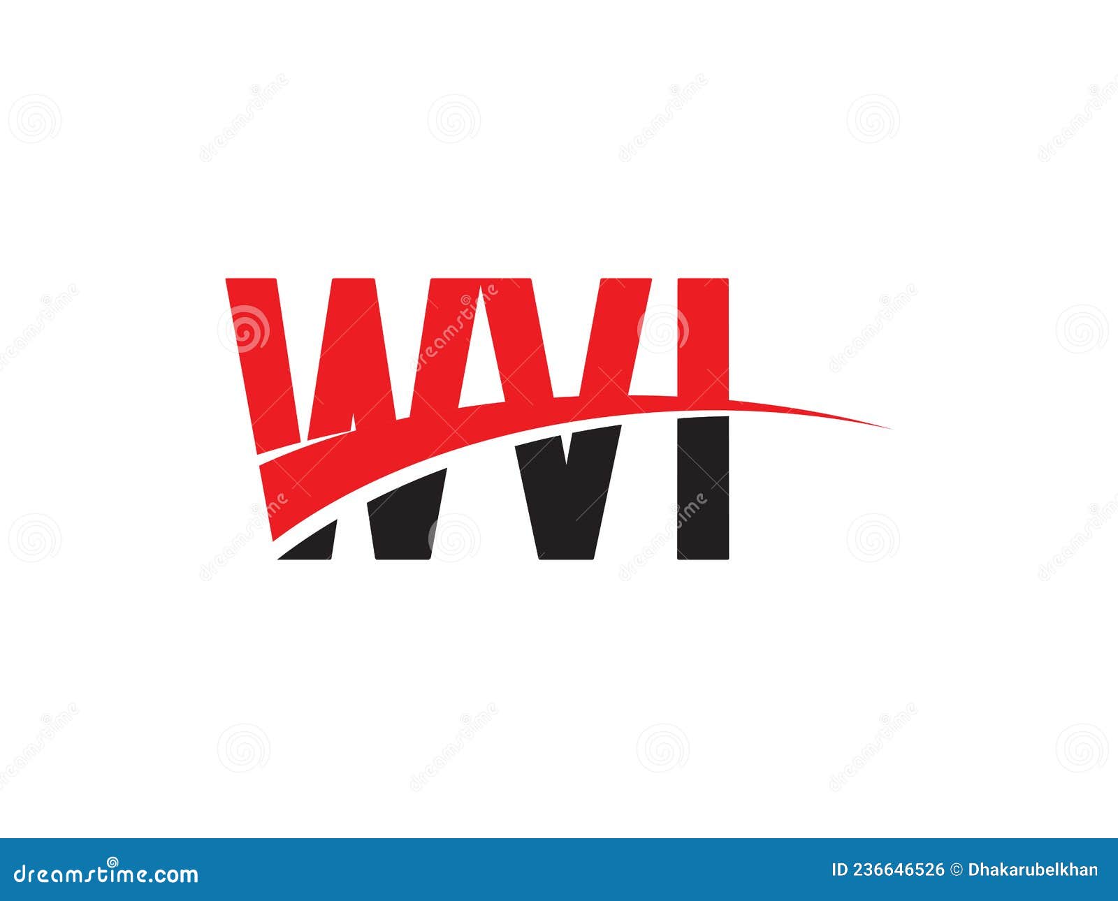 WVI Letter Initial Logo Design Vector Illustration Stock Vector ...