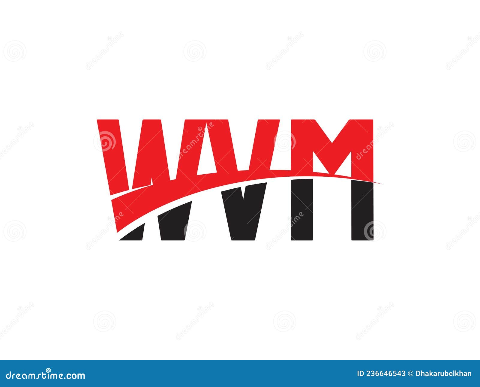 WVM Letter Initial Logo Design Vector Illustration Stock Vector ...