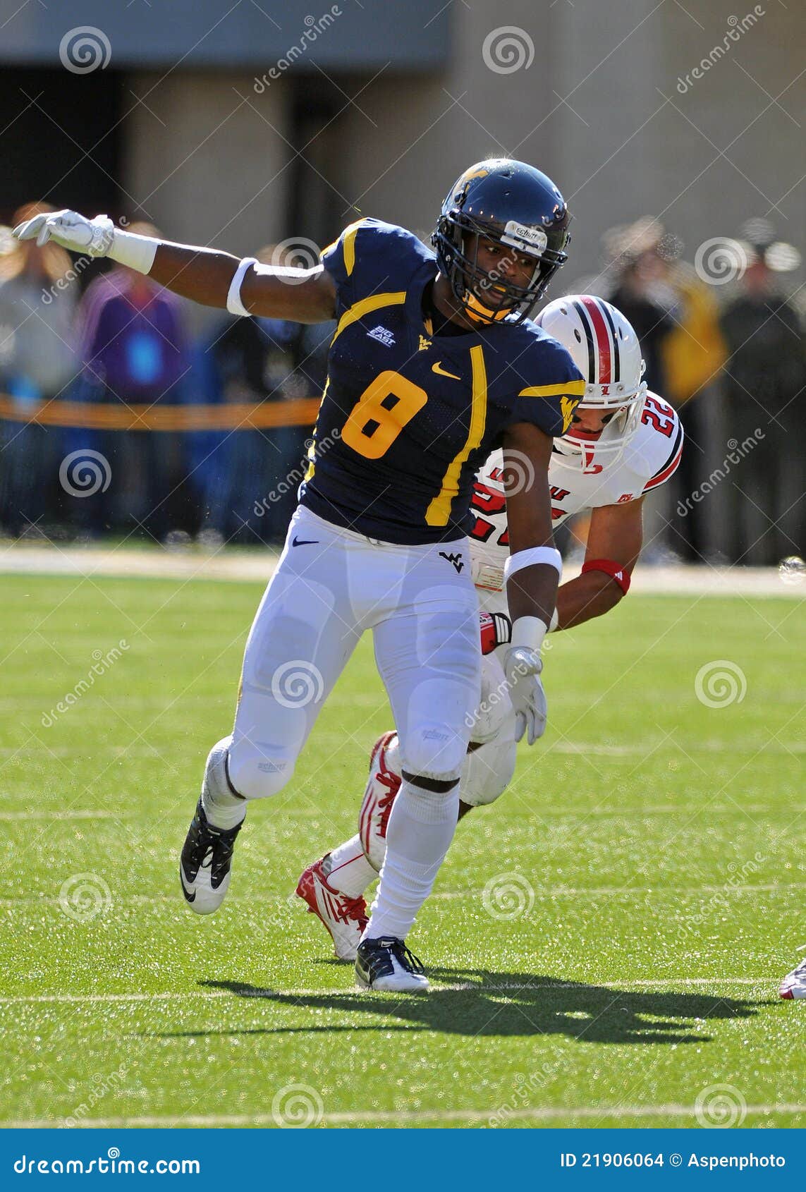 WVU Defensive Back Keith Tandy Editorial Stock Image - Image of ...