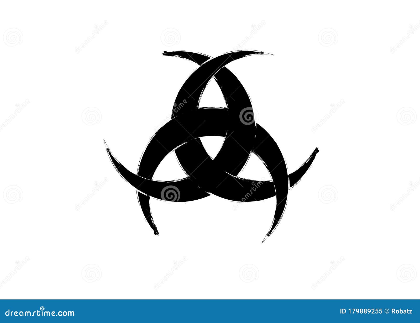 The Celtic Wiccan Symbol Of The Triquetra Symbol Of The Triple Goddess ...