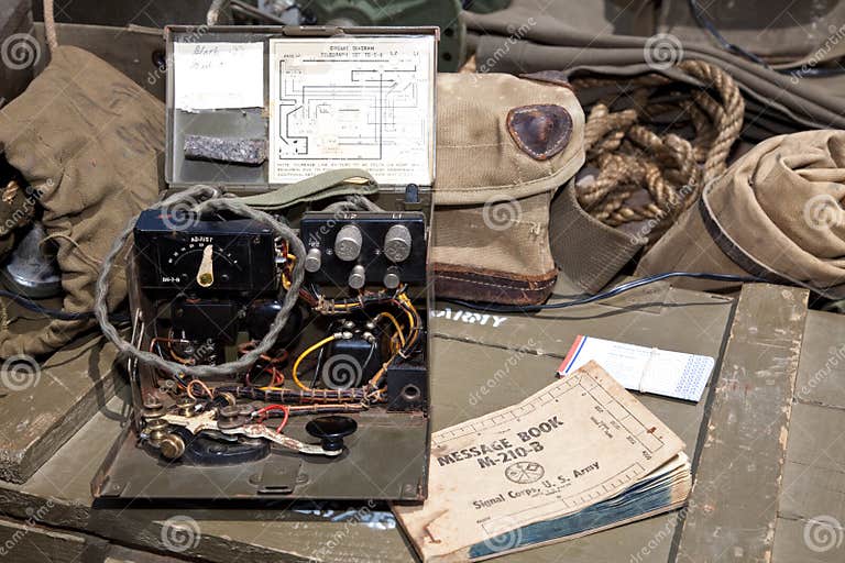 WW II Morse Code Machine - Horizontal Stock Photo - Image of history ...