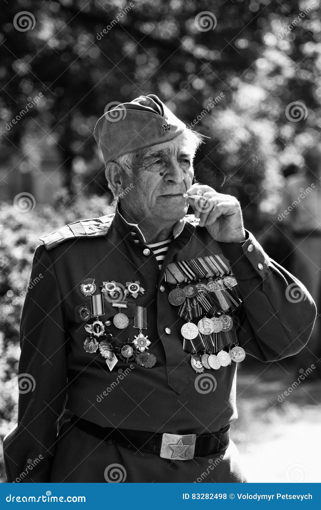 WW II veteran editorial stock photo. Image of parade - 83282498