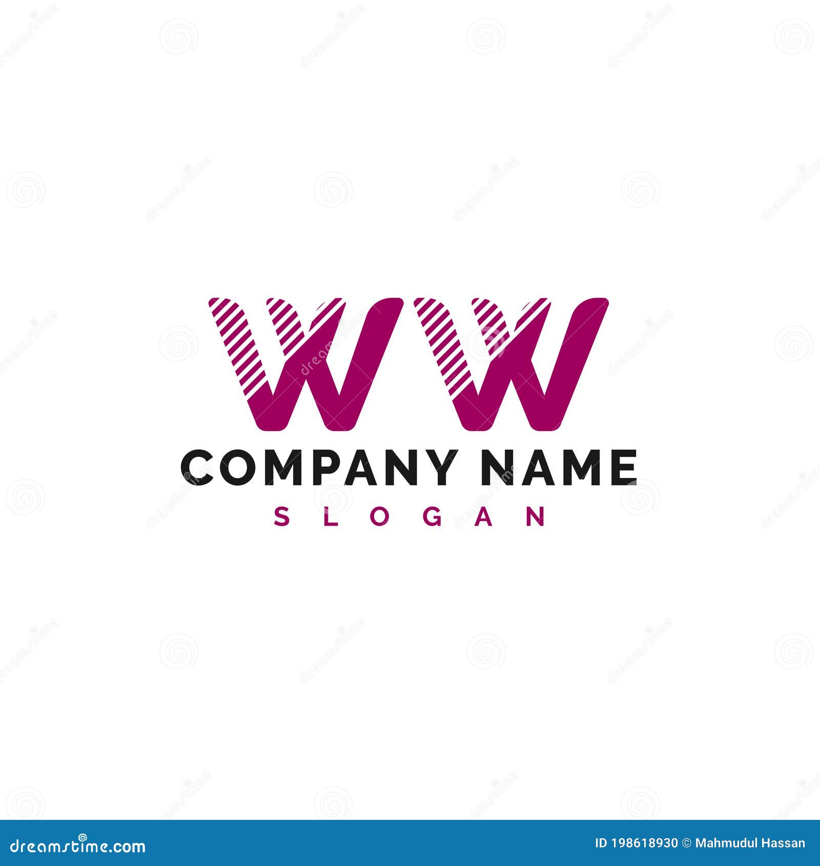 WW Letter Logo Design. WW Letter Logo Vector Illustration - Vector ...