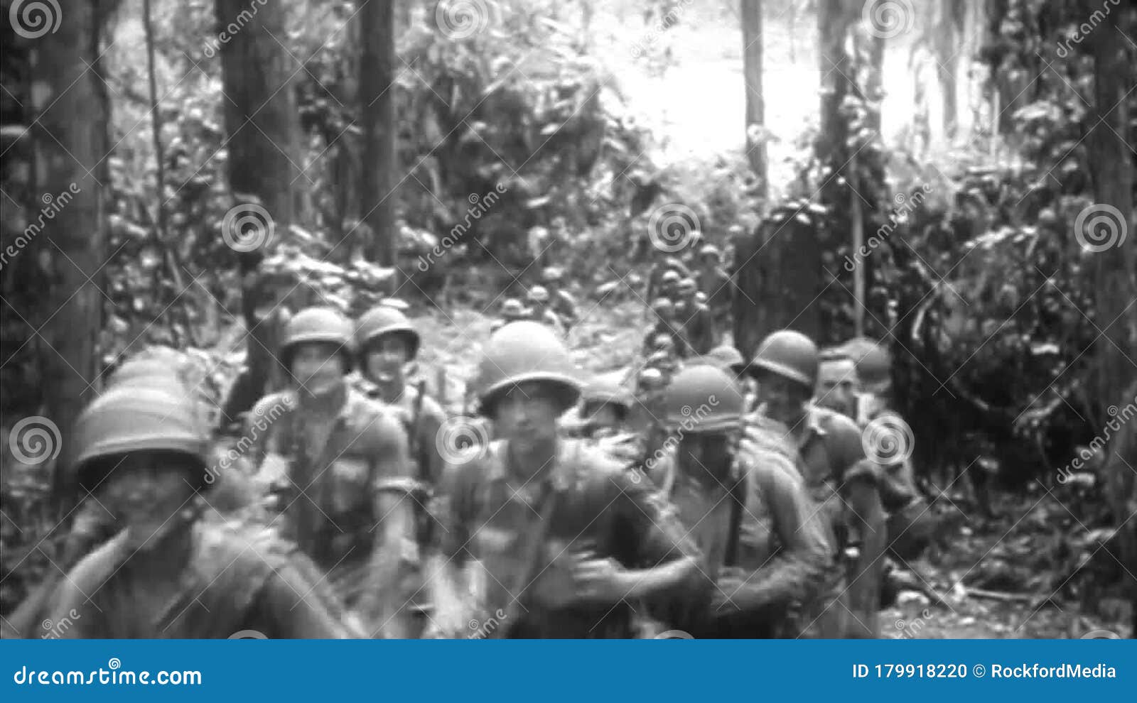 WW2 - Pacific Jungle Warfare Stock Footage - Video of army, allied ...