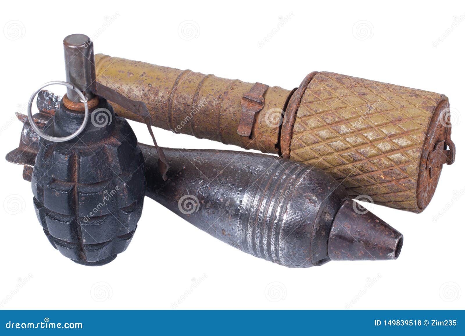 Ww2 Period Explosive Devices Stock Photo - Image of munition, pineapple ...
