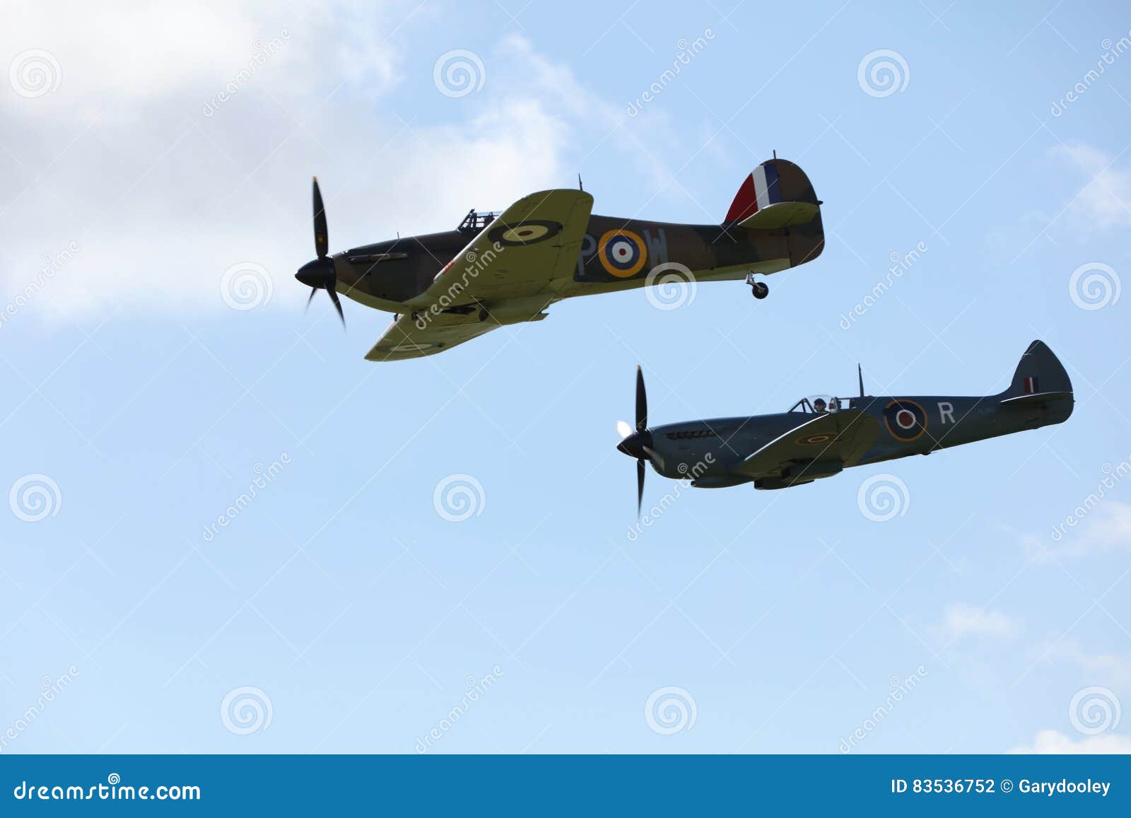 WW2 Spitfires in mid air editorial photography. Image of competition ...