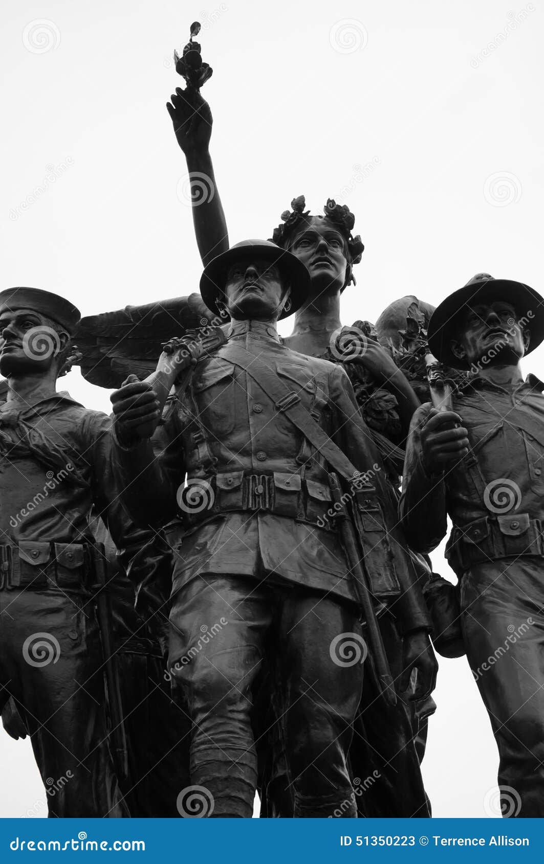 WW1 statue stock image. Image of immortalizes, statue - 51350223