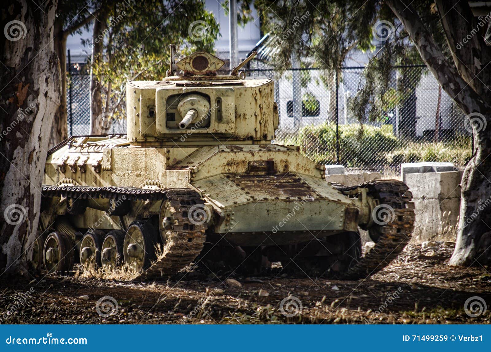 WW2 Tank Relic stock image. Image of paddock, tank, track - 71499259