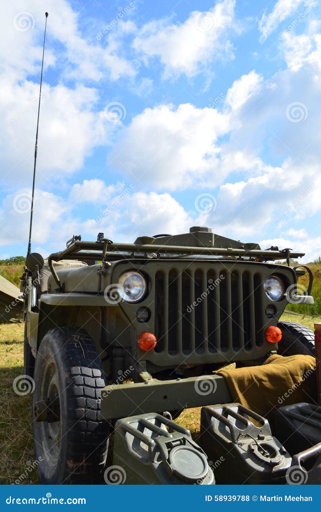 WW2 USA Military Jeep. editorial stock photo. Image of iconic - 58939788