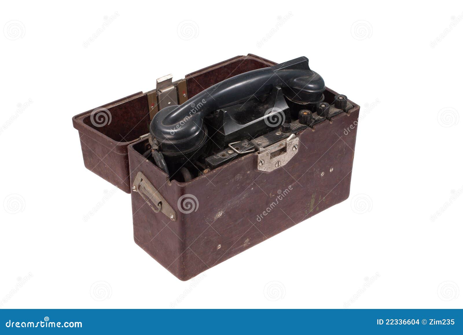 Ww2 military phone stock photo. Image of oldfashioned - 22336604