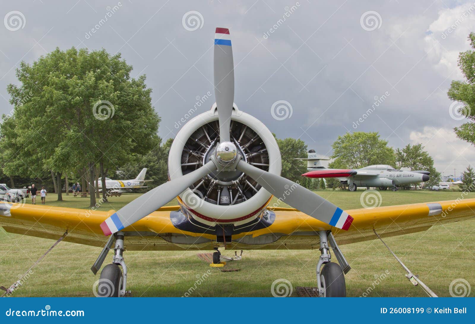 WW2 P64 Fighter Plane Front View Editorial Stock Image - Image of blue ...