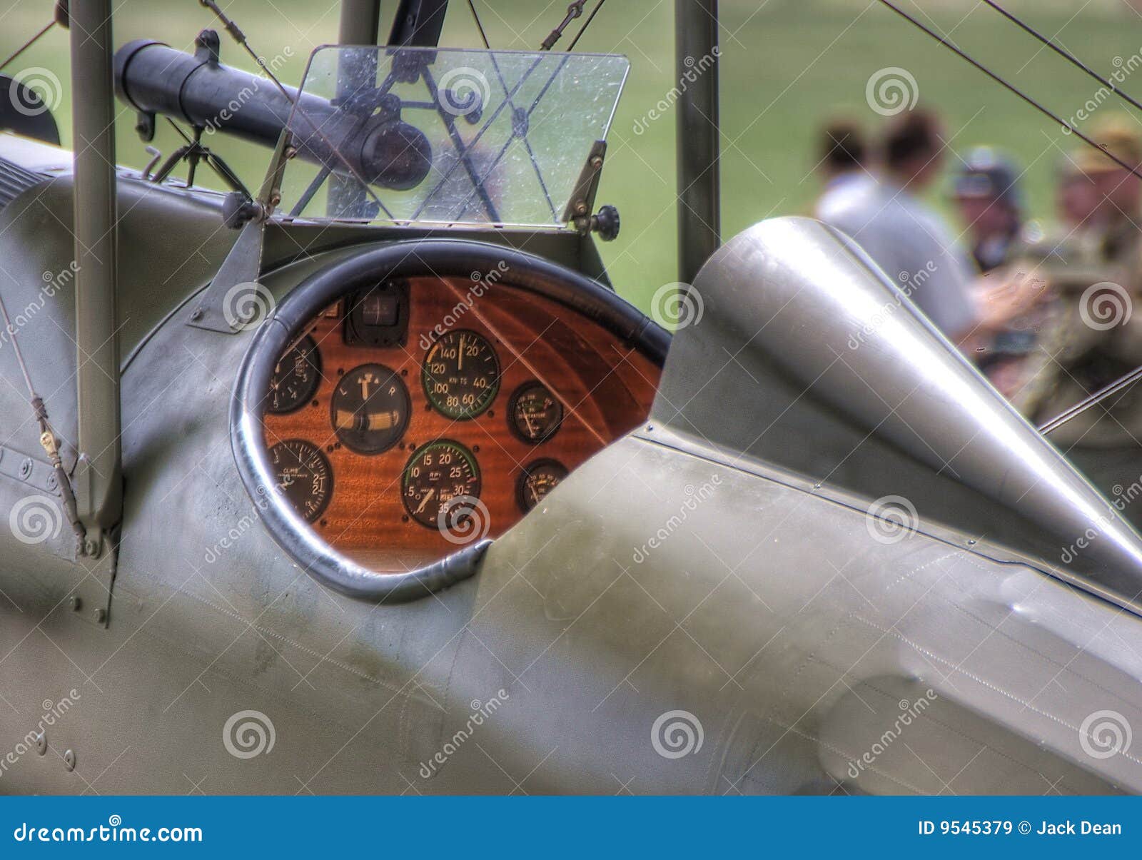 WWI British SE5a Cockpit stock image. Image of machine - 9545379