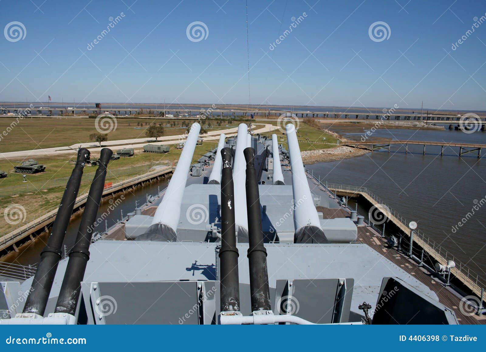 WWII Battleship stock photo. Image of navy, weapons, powerful - 4406398