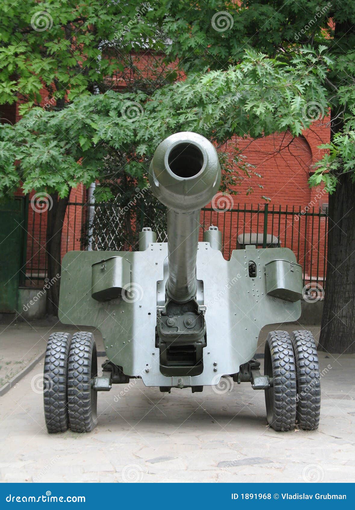 WWII cannon stock photo. Image of world, allies, howitzer - 1891968