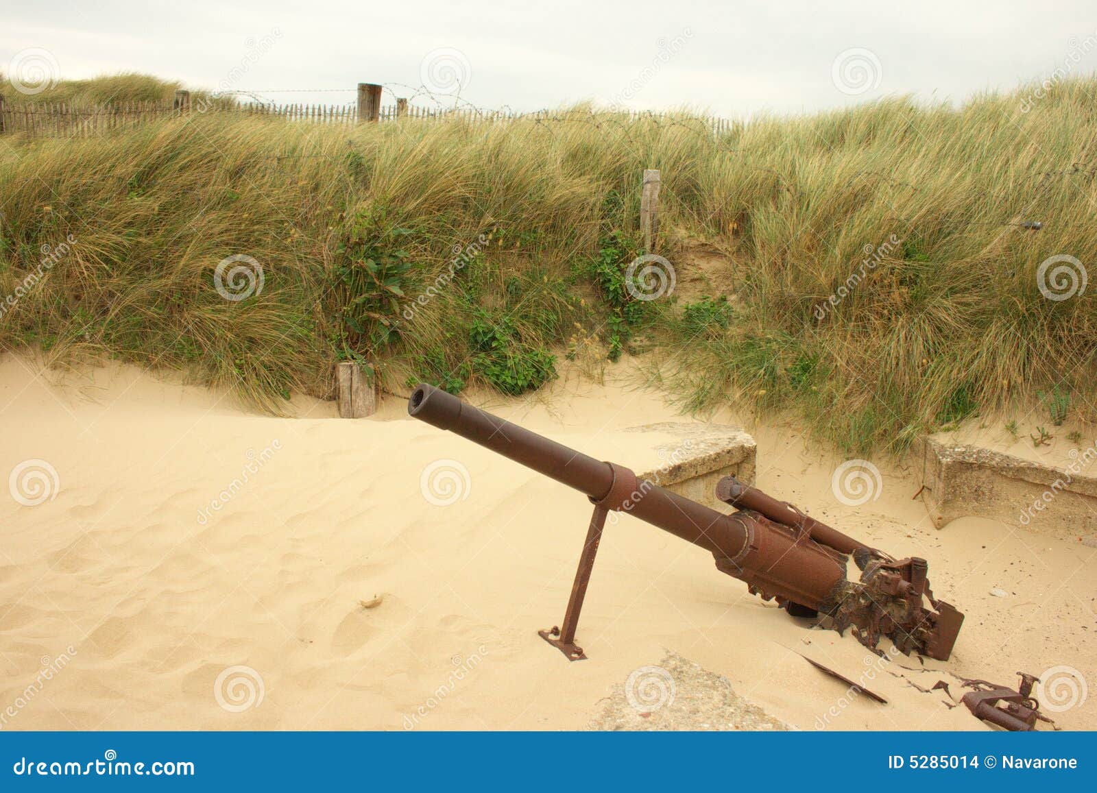 WWII German Canon stock photo. Image of german, historical - 5285014