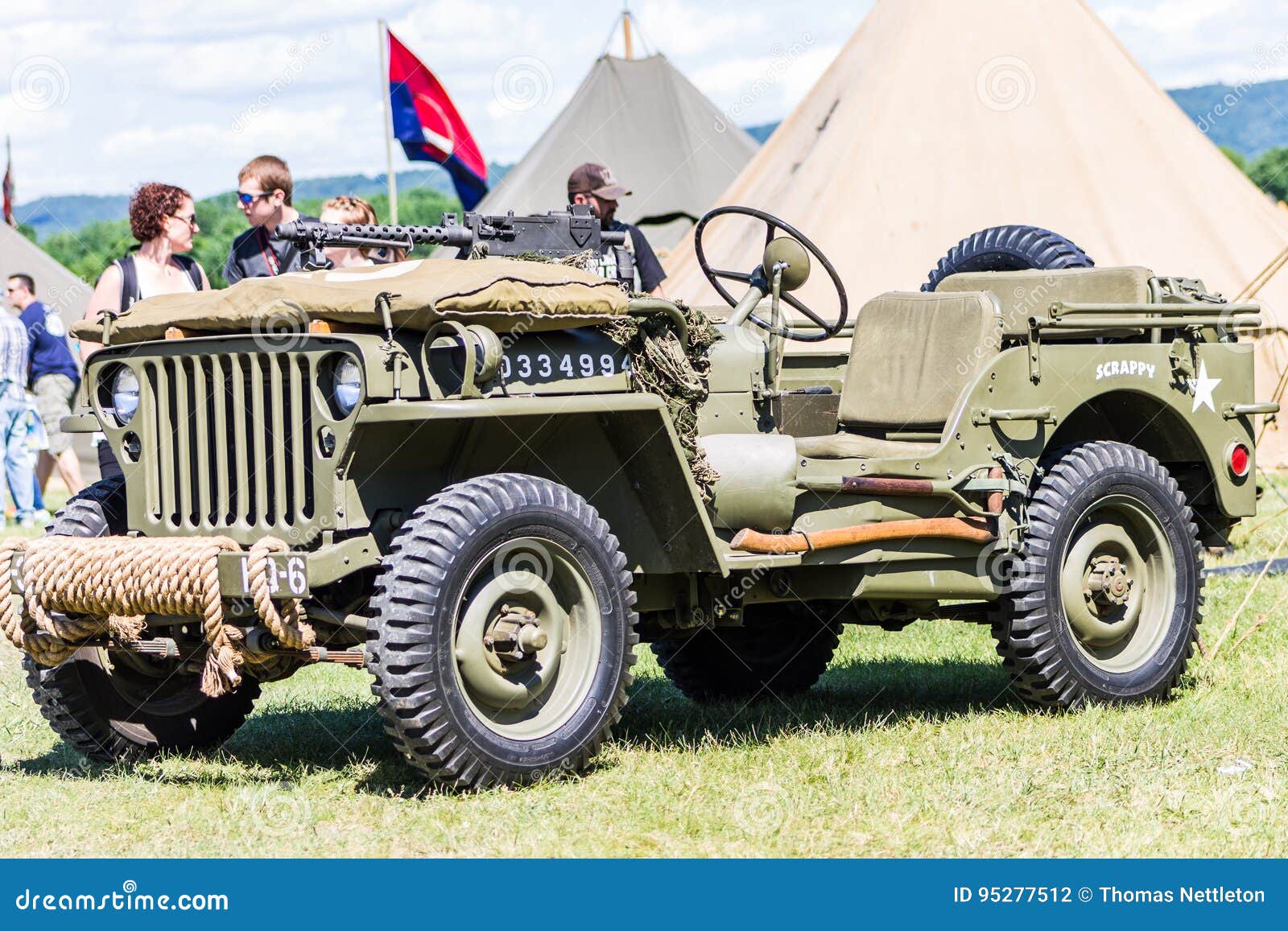 WWII Jeep editorial photography. Image of airport, wwii - 95277512