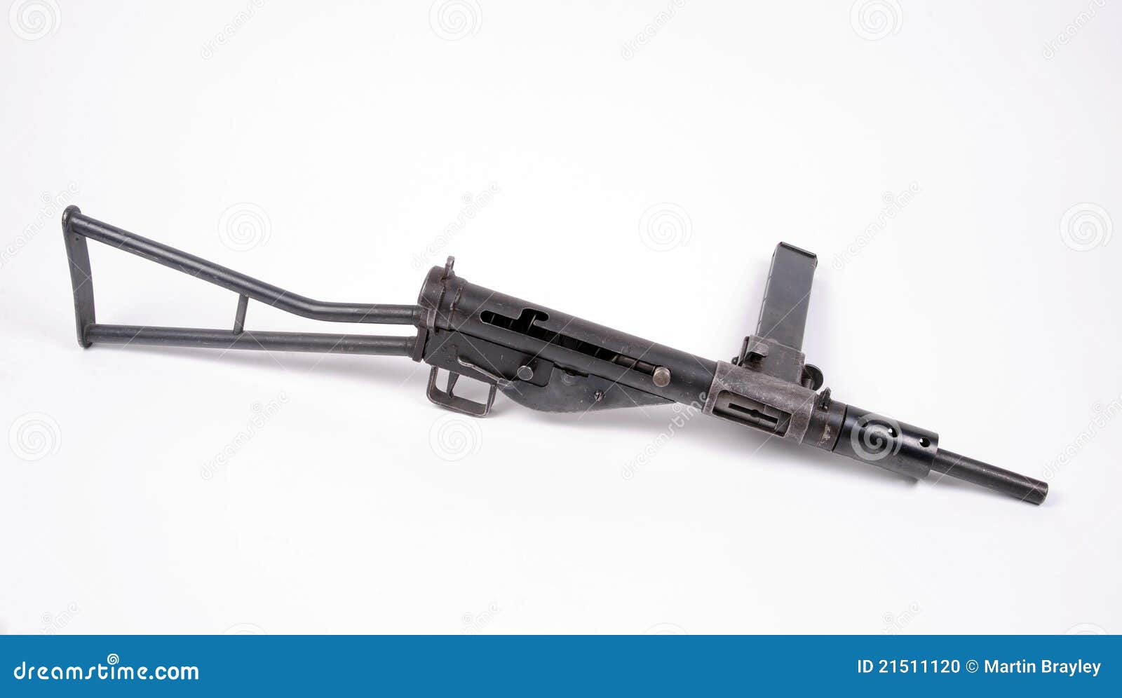 WWII Sten Gun stock photo. Image of model, magazine, handgun - 21511120