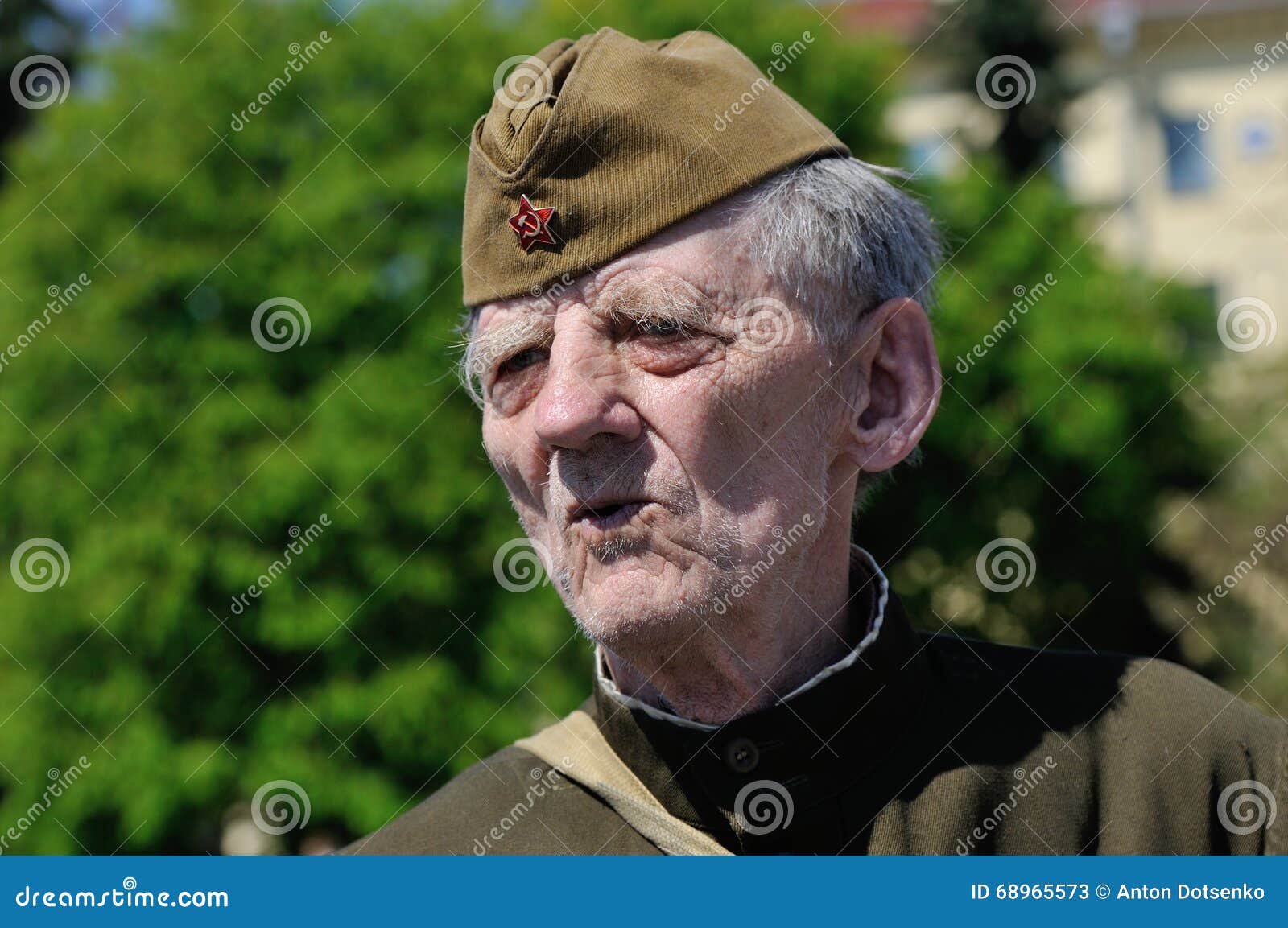 WWII Veteran during a Parade on Victory Day on May 9 Editorial Stock ...