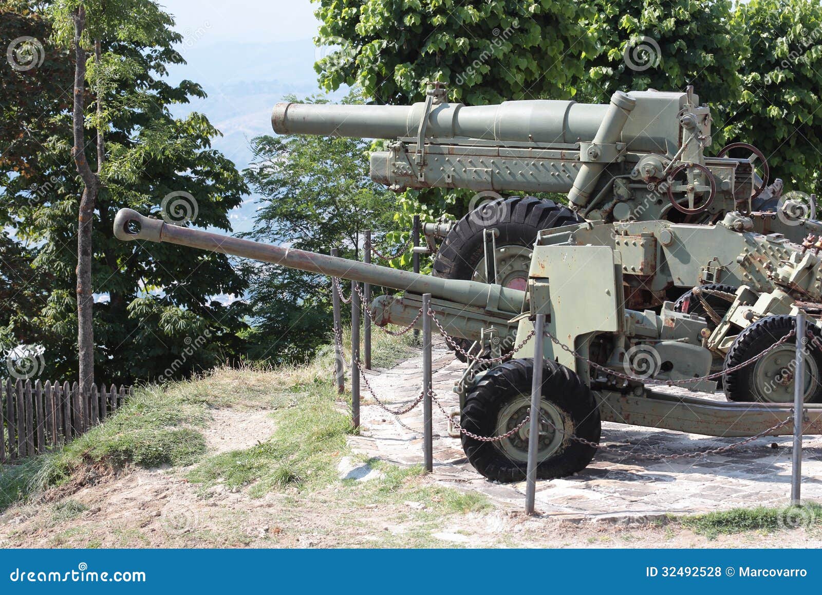 WWII weapons stock photo. Image of cannon, museum, wwii - 32492528