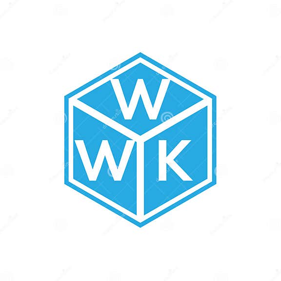 WWK Letter Logo Design on Black Background. WWK Creative Initials ...