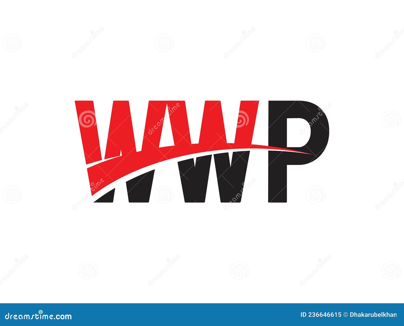 WWP Letter Initial Logo Design Vector Illustration Stock Vector ...