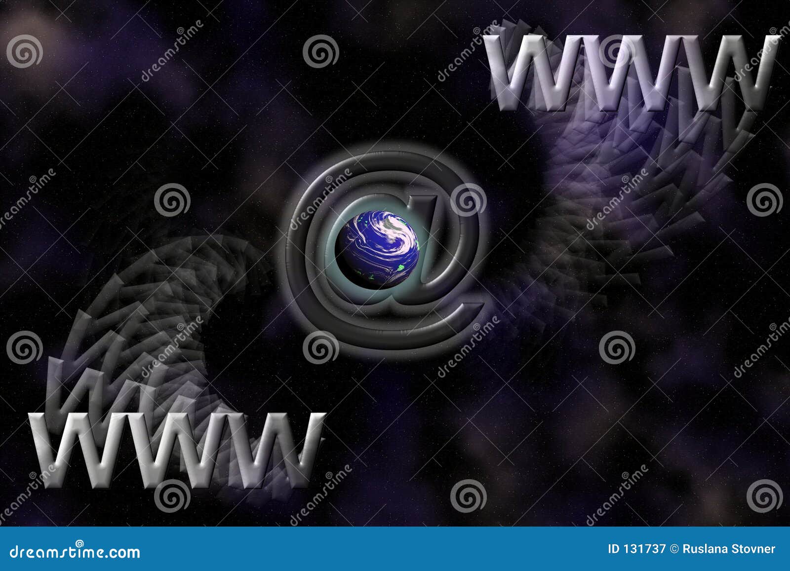 WWW , Earth And Email Symbols Background Stock Image | CartoonDealer ...
