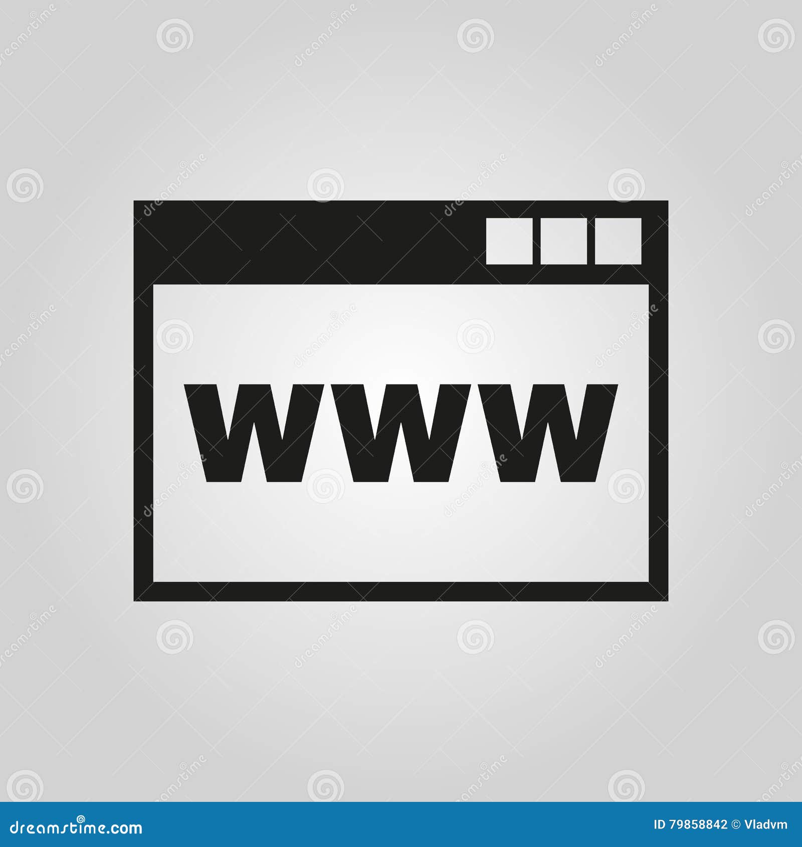 The WWW Icon. SEO and Browser, Development Symbol. UI. Web. Logo. Sign ...