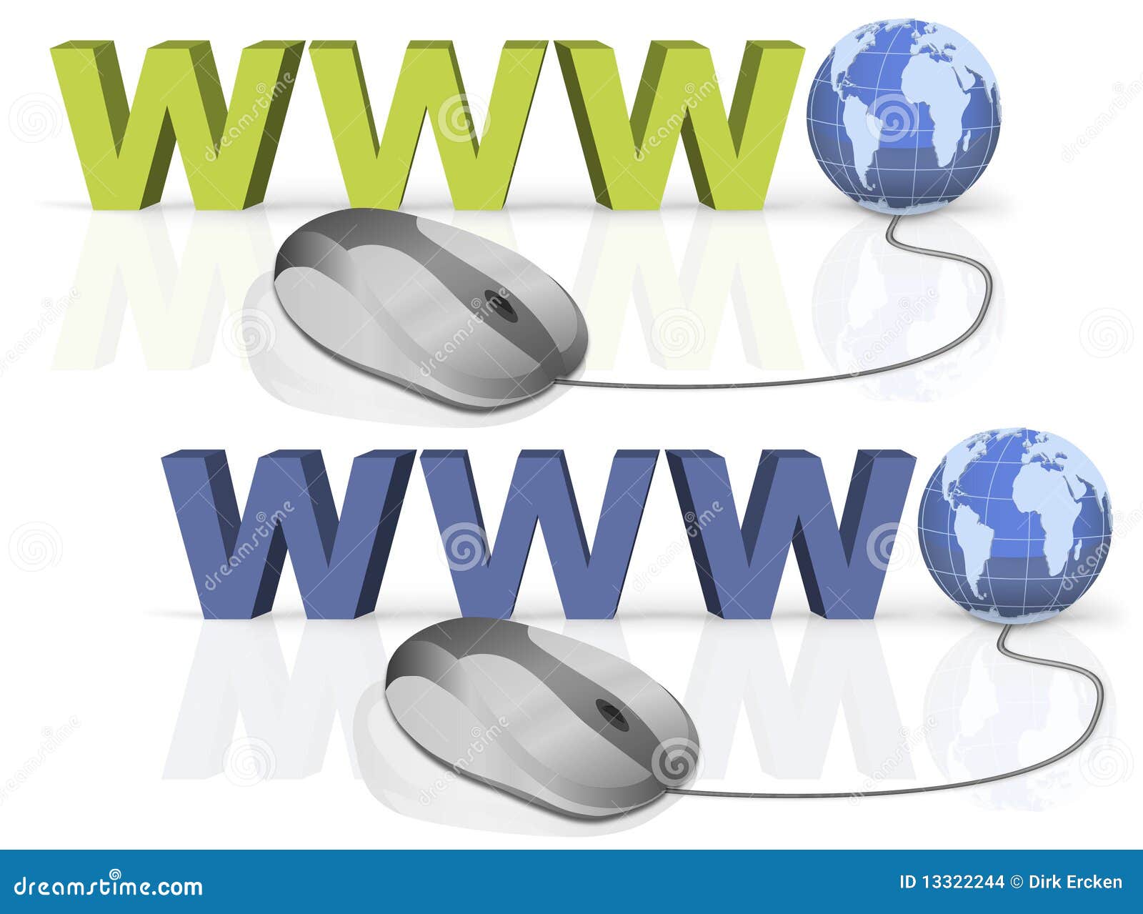 WWW Internet Connection World Wide Web Stock Illustration ...