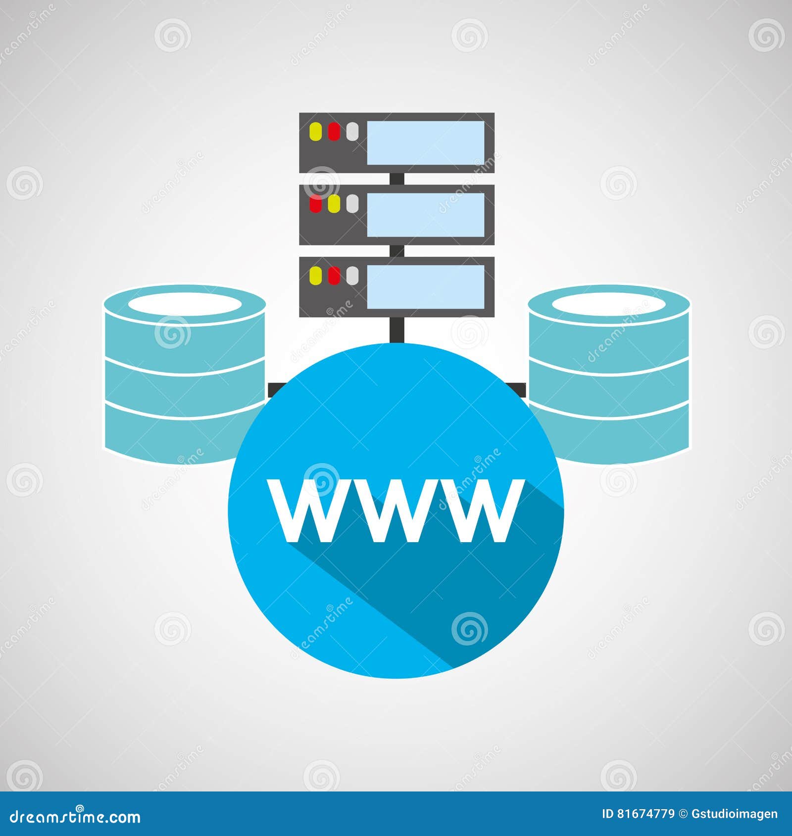 Www Language Data Base Storage Stock Vector - Illustration of computing ...