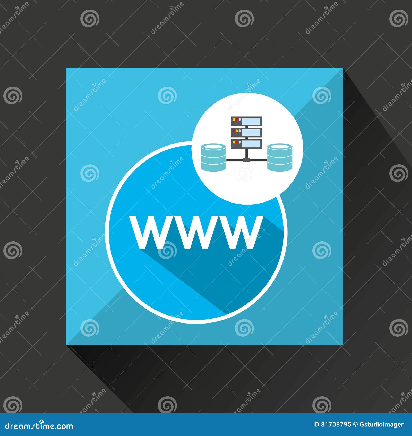 Www Language Data Base Storage Stock Vector - Illustration of query ...