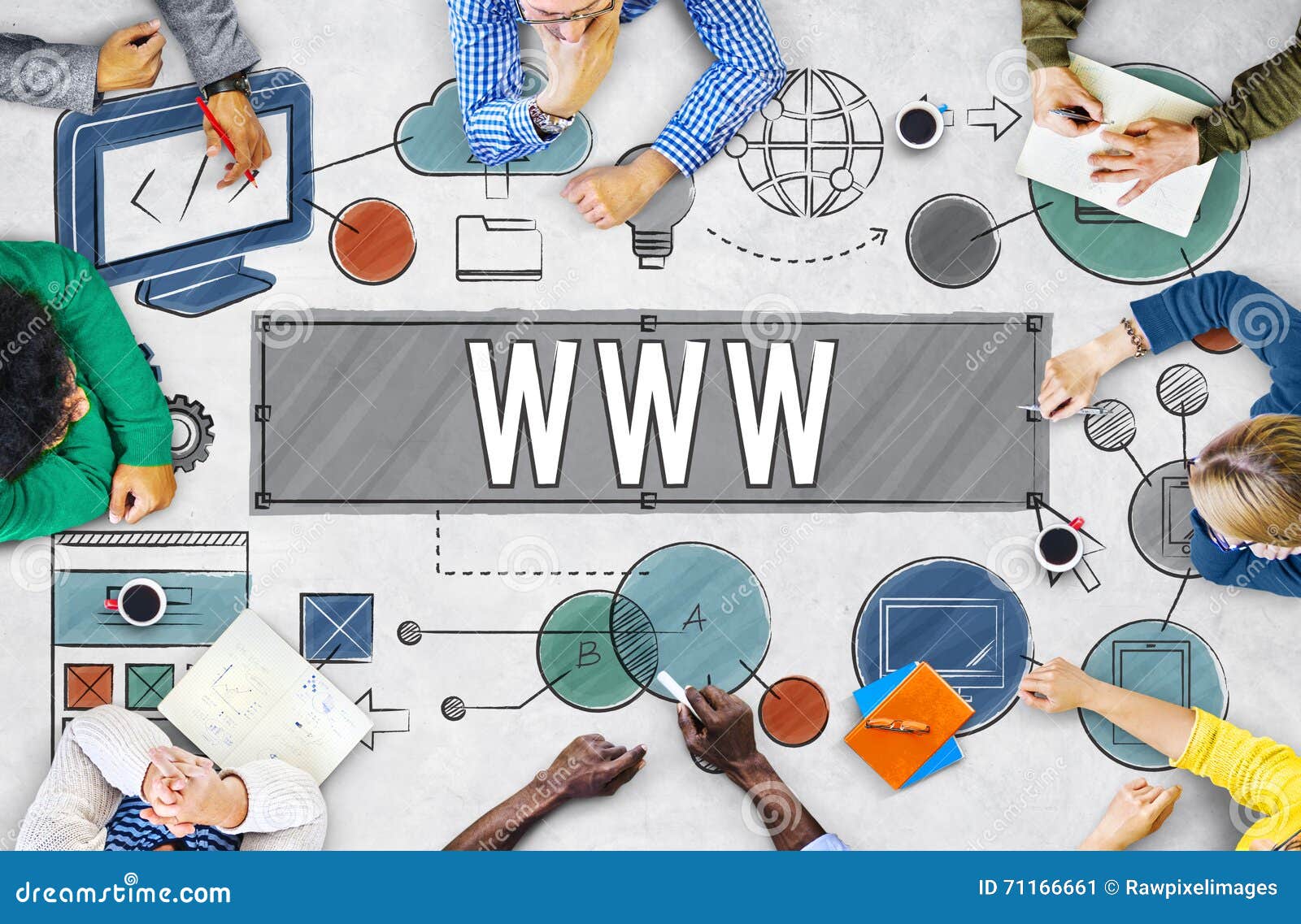 WWW Network Online Connection Technology Concept Stock Image - Image of ...