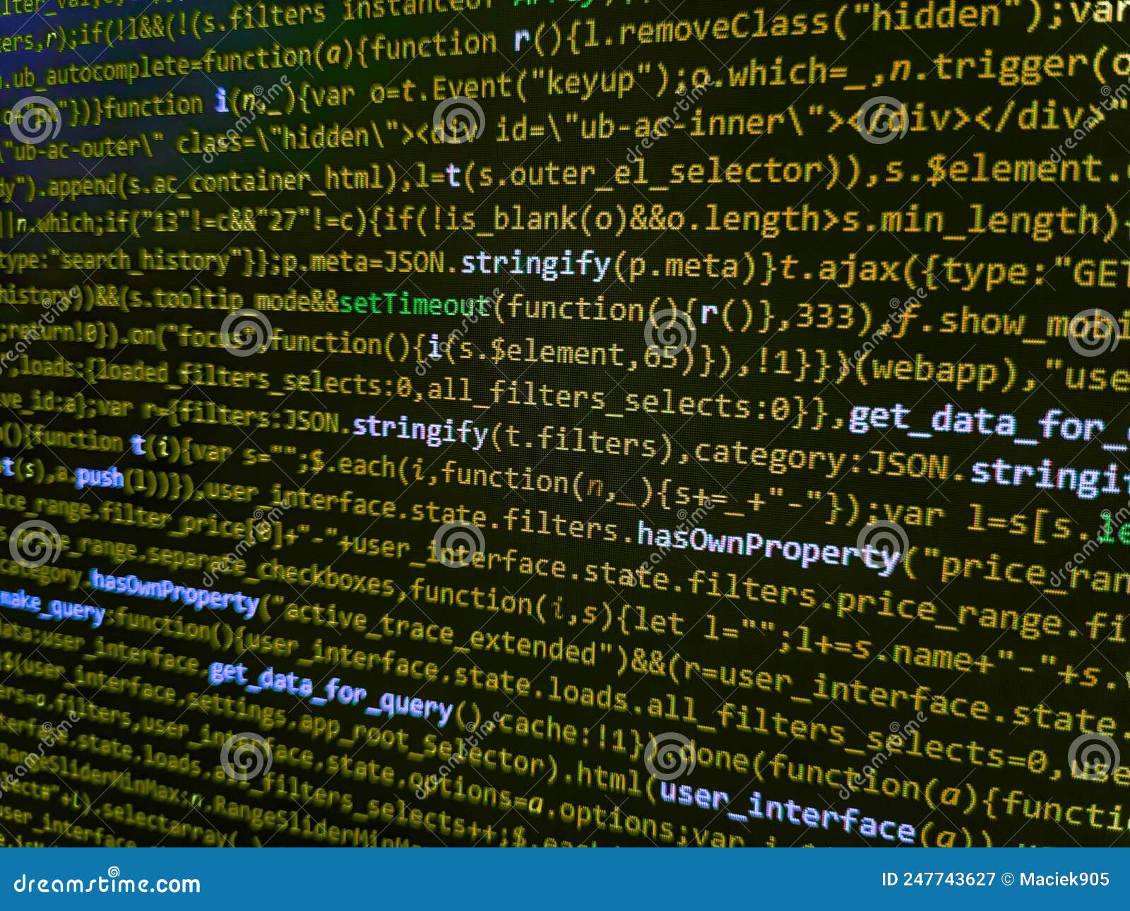 Software Development Modern Application Source Abstract Algorithm Concept It Coding On