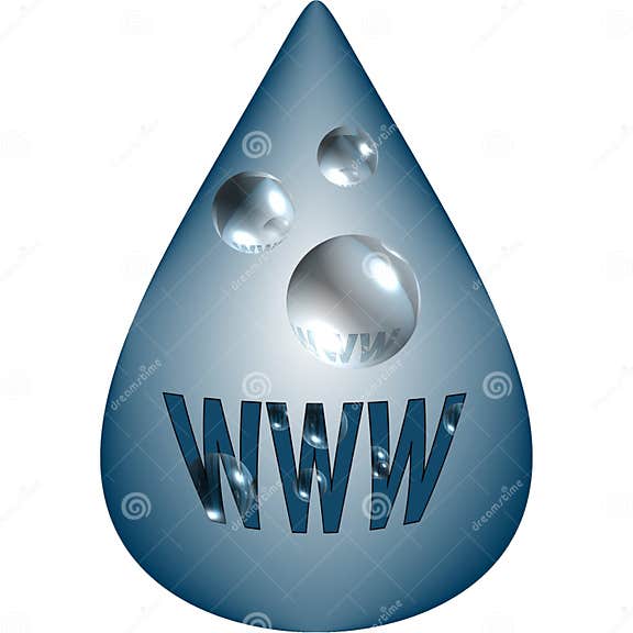 Www Water Drop Design Element Stock Illustration - Illustration of ...