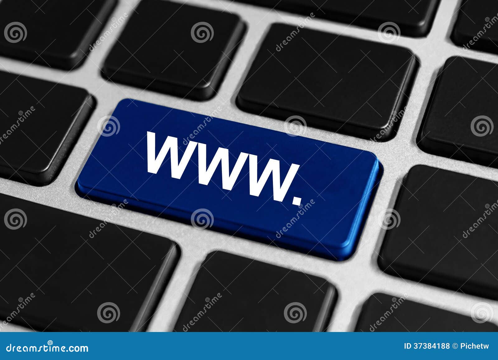 Www or World Wide Web Button on Keyboard Stock Photo - Image of webpage ...