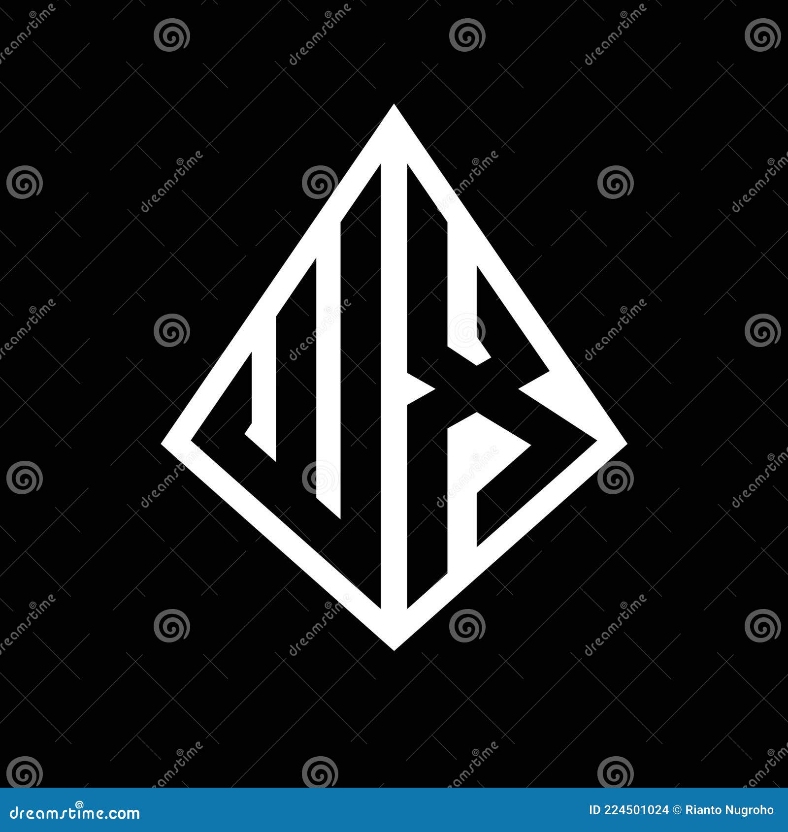 WX Logo Letters Monogram with Prisma Shape Design Template Stock Vector ...
