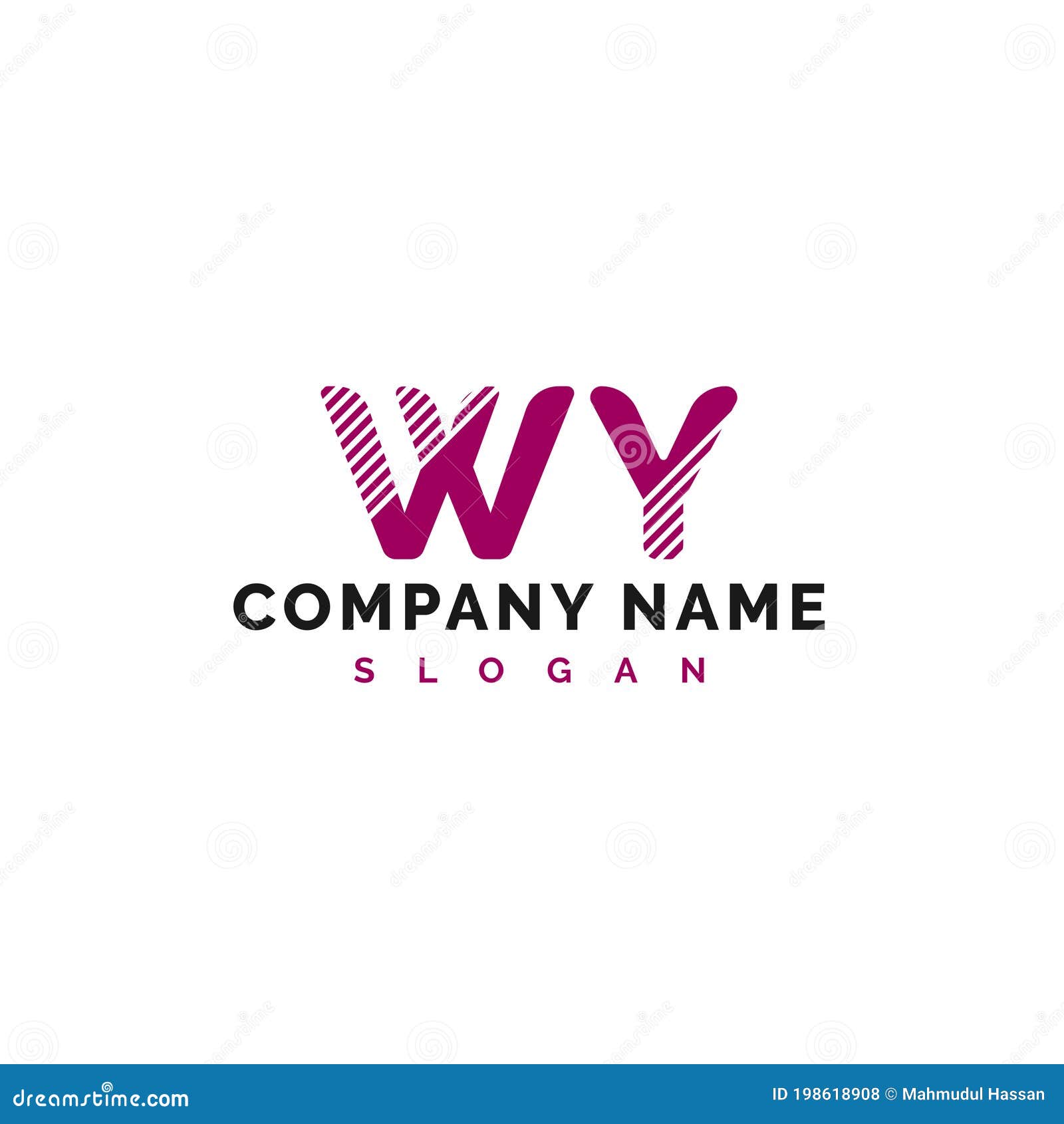 WY Letter Logo Design. WY Letter Logo Vector Illustration - Vector ...
