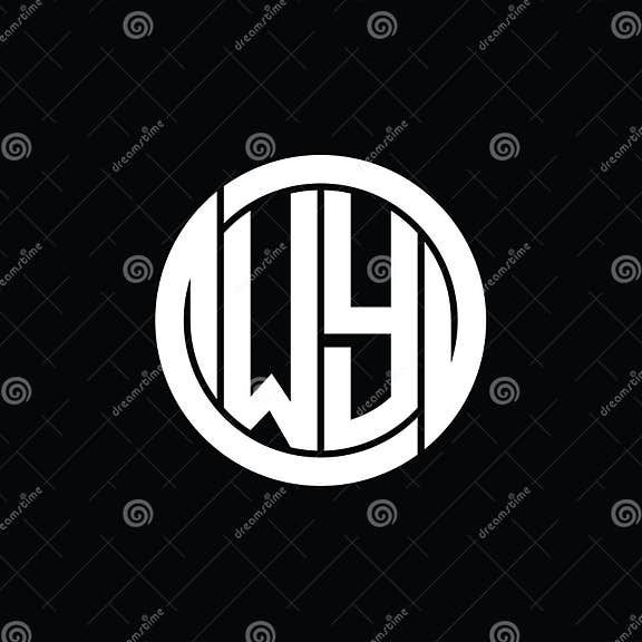 WY Logo Monogram Shield Inside Circle Shape Vector Images Design ...