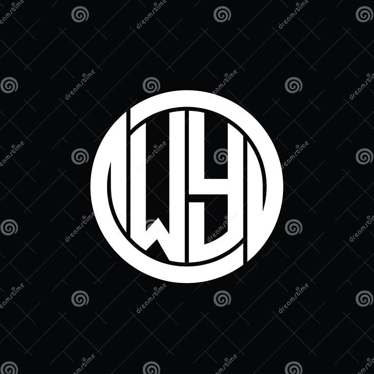 WY Logo Monogram Shield Inside Circle Shape Vector Images Design ...