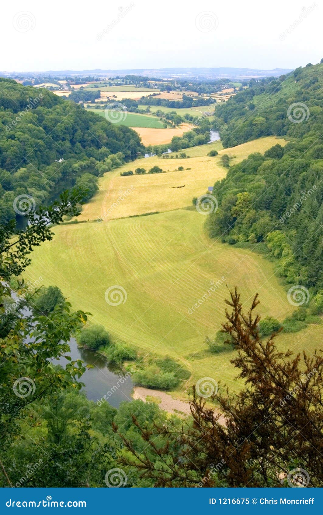 Wye Valley England stock image. Image of valleys, tree - 1216675
