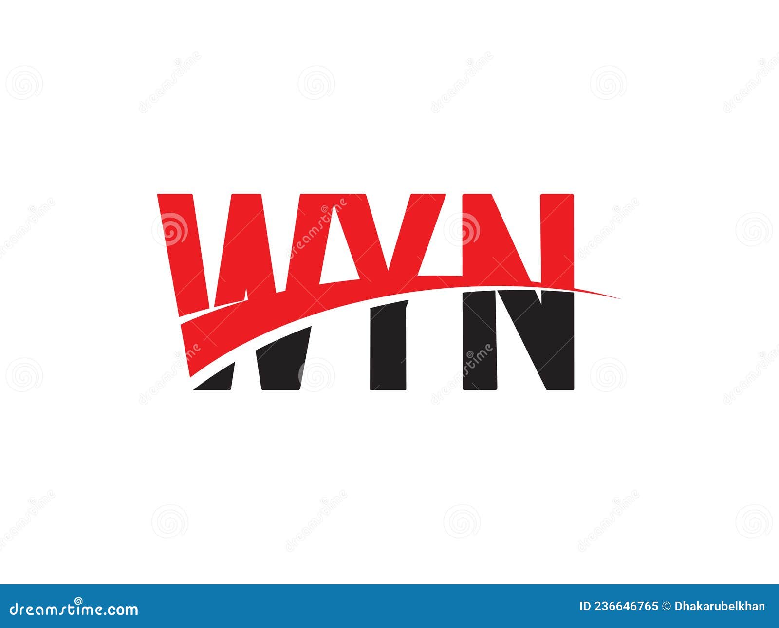 WYN Letter Initial Logo Design Vector Illustration Stock Vector ...