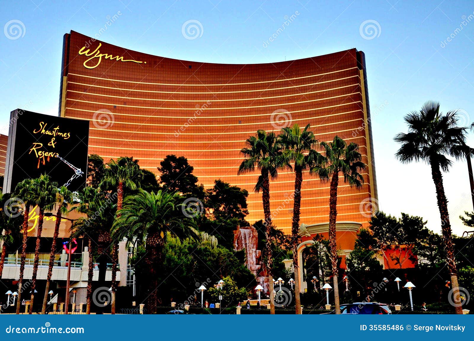 The Wynn editorial photo. Image of illuminate, lasvegas - 35585486
