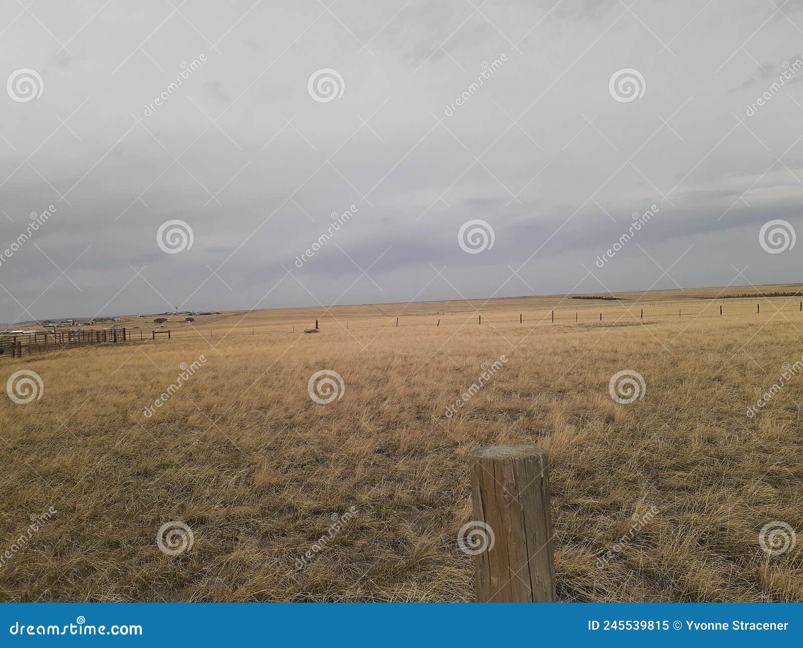 Wyoming Prairie on a Spring Day in April Stock Image - Image of ...