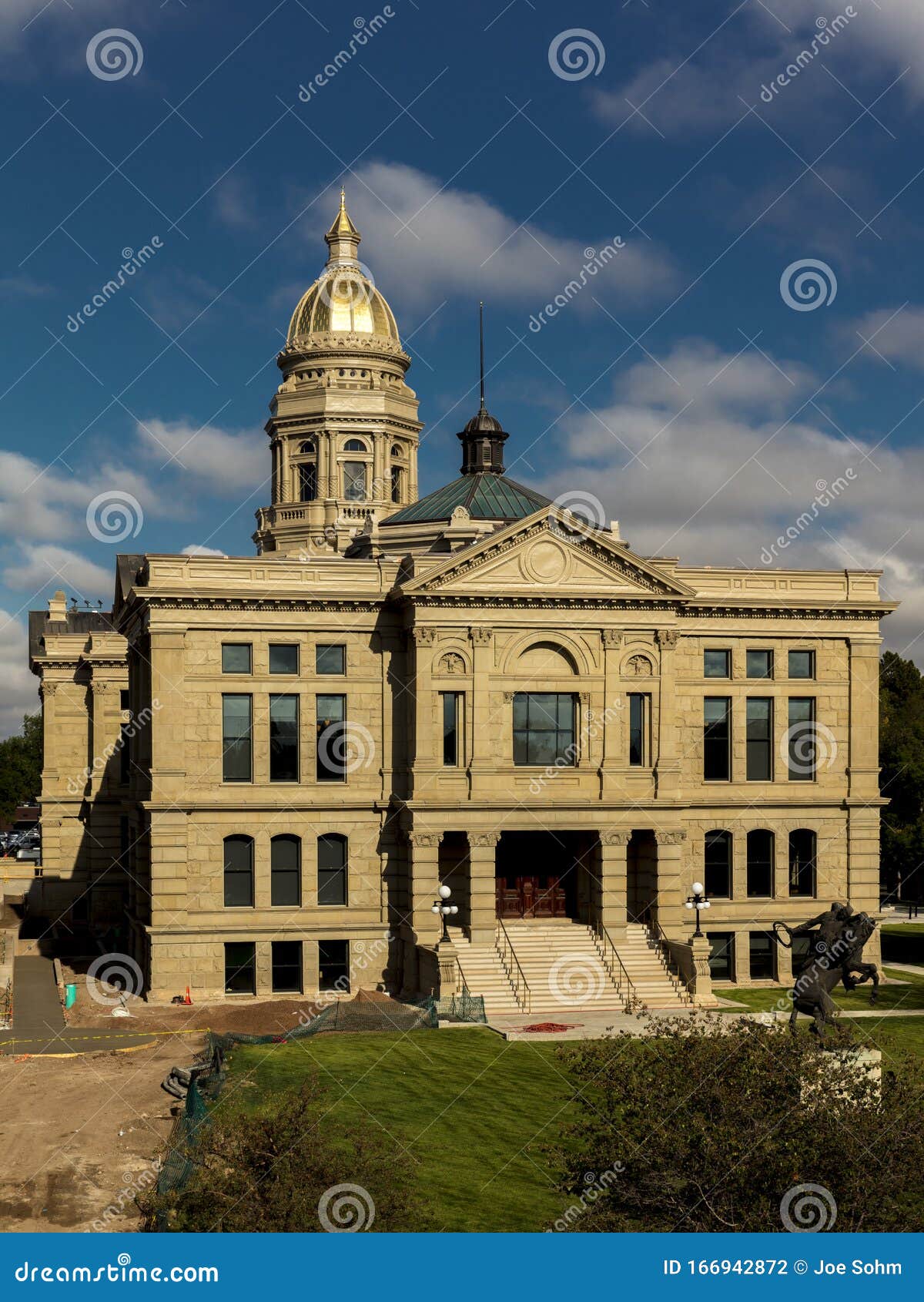 Wyoming State Capitol, Casper, Wyoming Stock Photo - Image of city ...