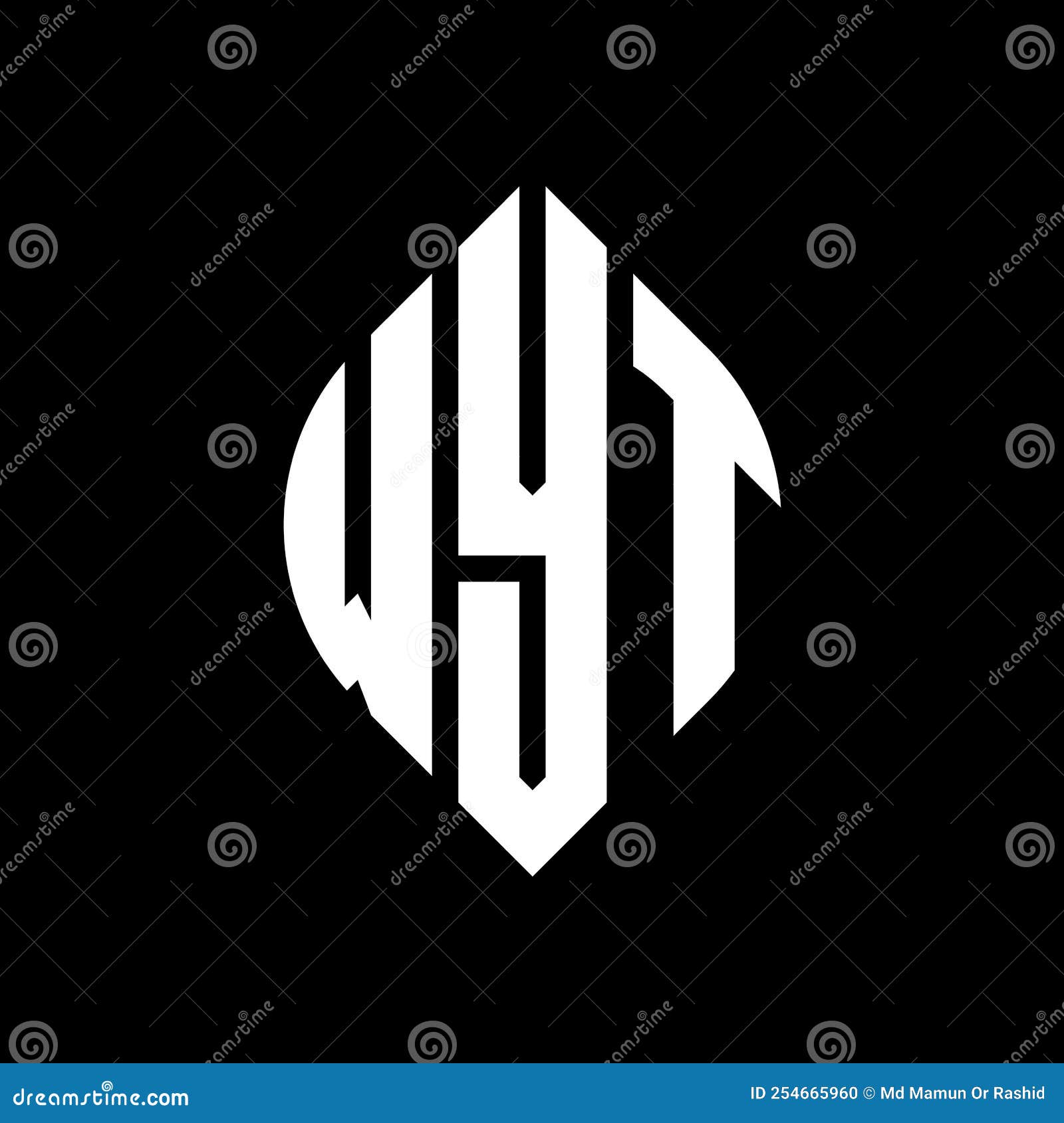 WYT Circle Letter Logo Design with Circle and Ellipse Shape. WYT ...