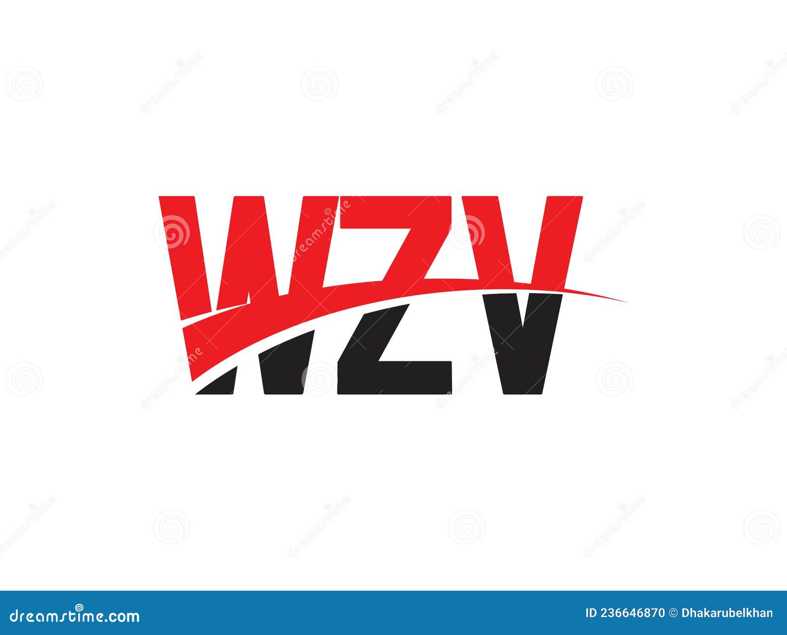WZV Letter Initial Logo Design Vector Illustration Stock Vector ...