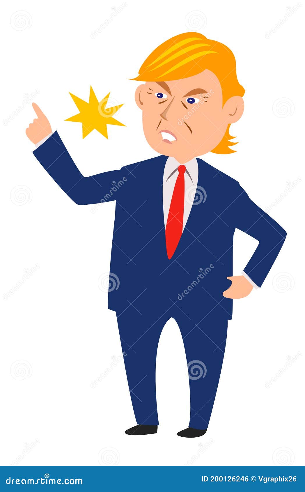 Vector Character Tik Tok Shows Its Strength Editorial Photo 184226061
