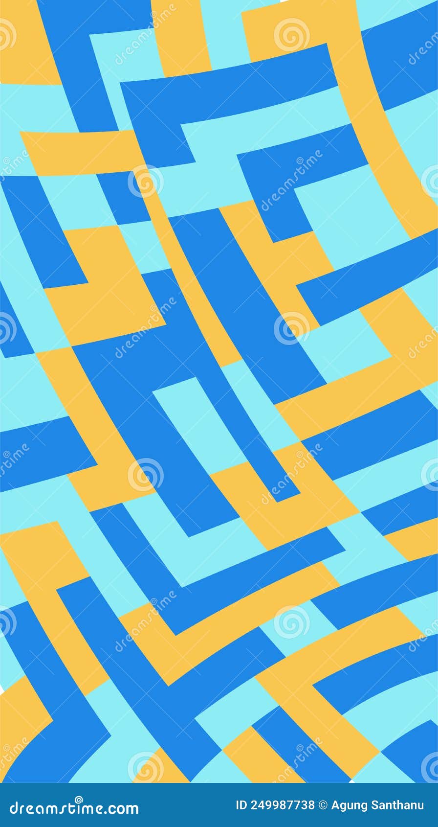 Abstract Geometric Background in Multi Shapes and Colors Stock Vector ...