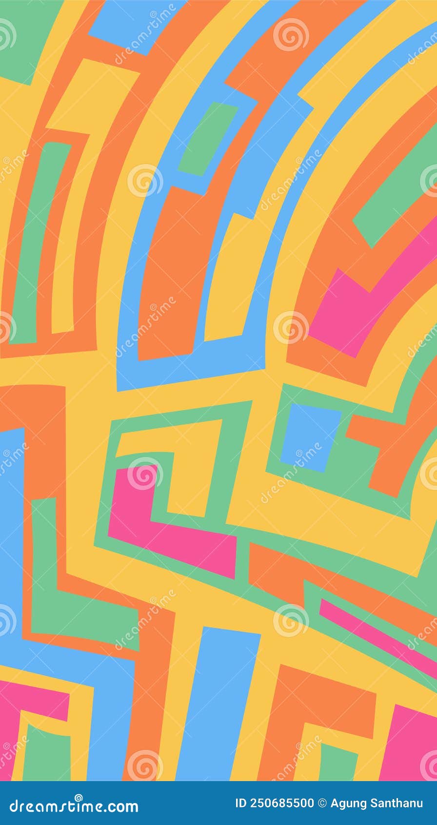 Abstract Background with Random Rectangular Shapes Composition. Stock ...